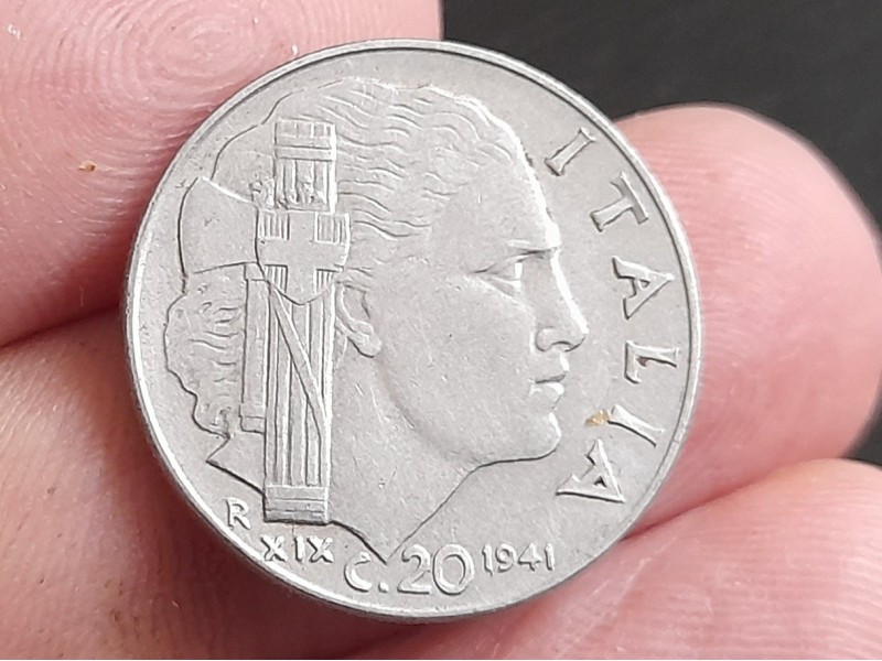 Italija, 20 centi 1941