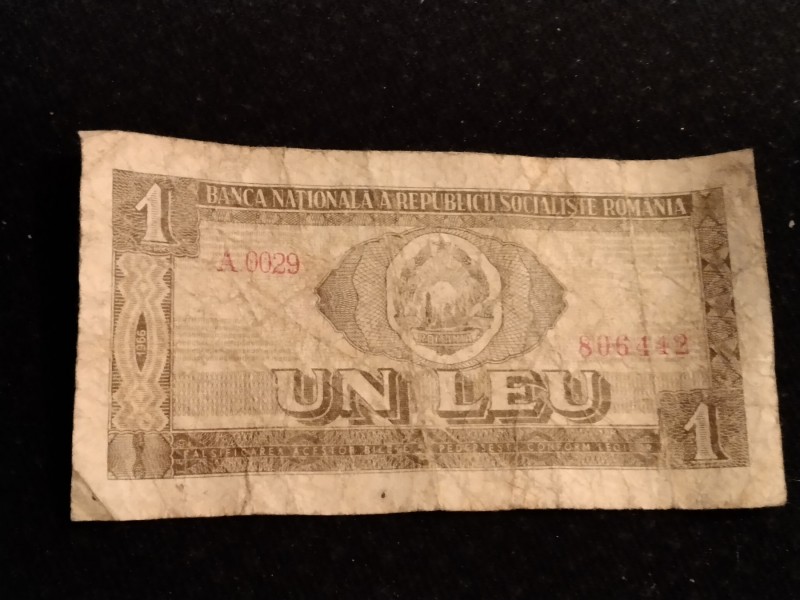 1 leja 1966 rumunija