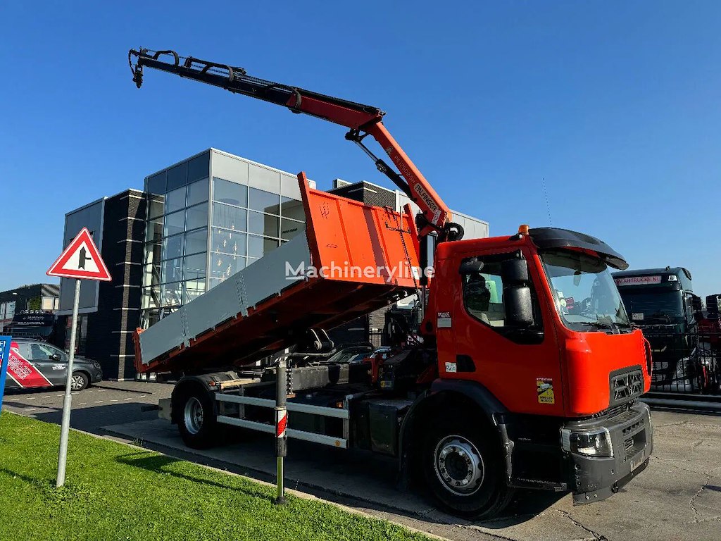 Renault C 280 4X2 EURO 6 + PALFINGER PK12502 REMOTE + TIPPER COX BENNES pokretna dizalica