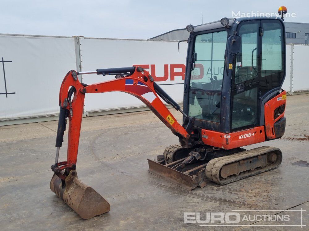 Prodaje se Kubota KX016-4 mini bager na aukciji