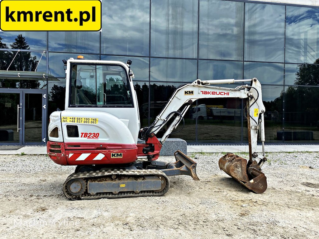 Takeuchi TB 230 | JCB 8026 8025 KUBOTA U25 mini bager