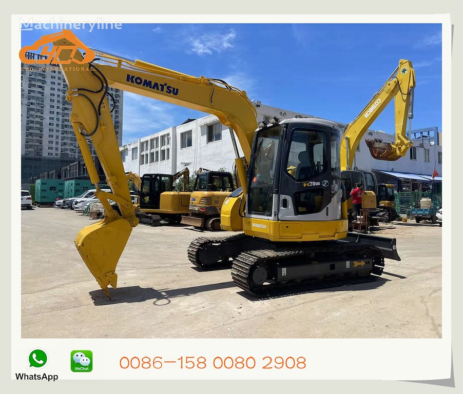 Komatsu PC78US-6 mini bager