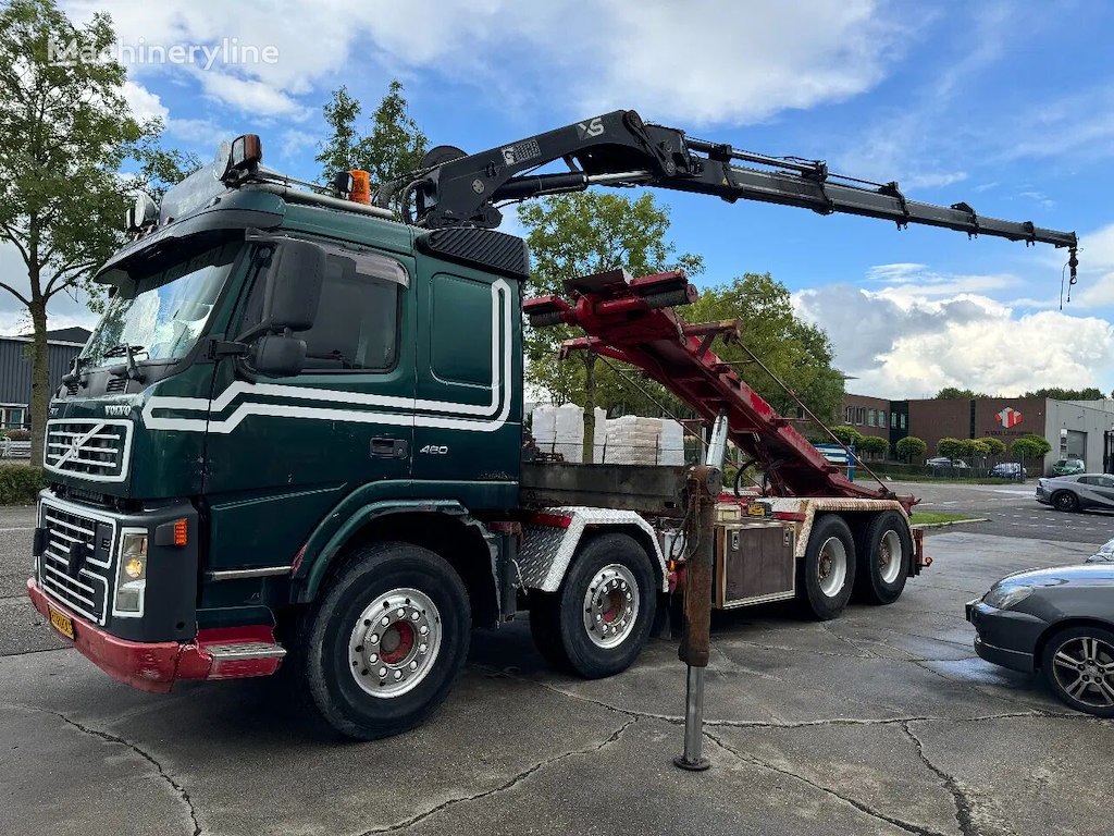 Volvo FM 12.460 8X4 - HIAB 288 EP-5 HIPRO + REMOTE + CABLELIFT pokretna dizalica