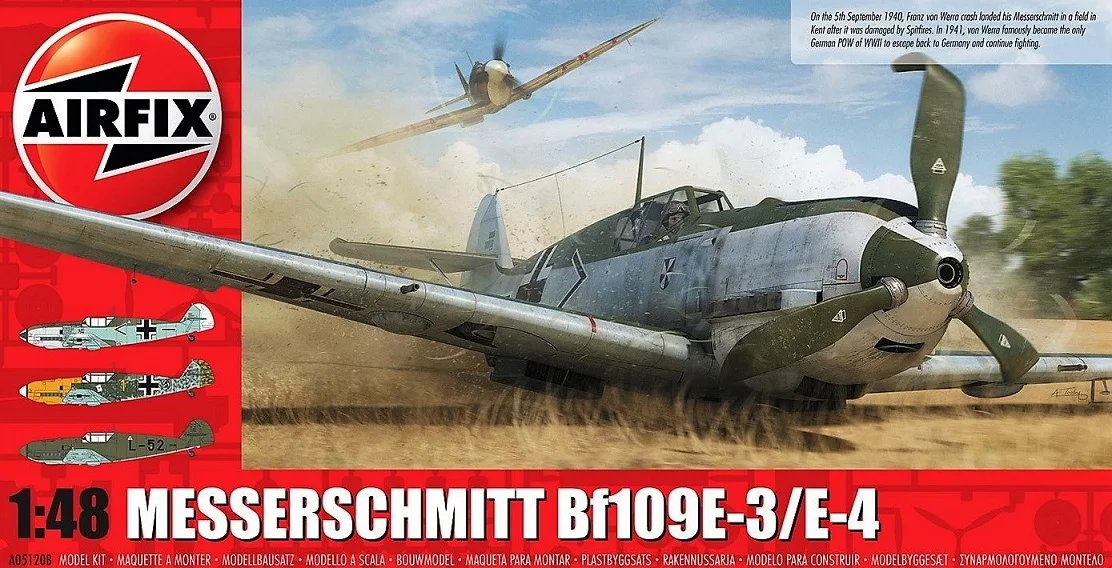 AIRFIX 1/48 Messerschmitt Bf109E-3/E-4