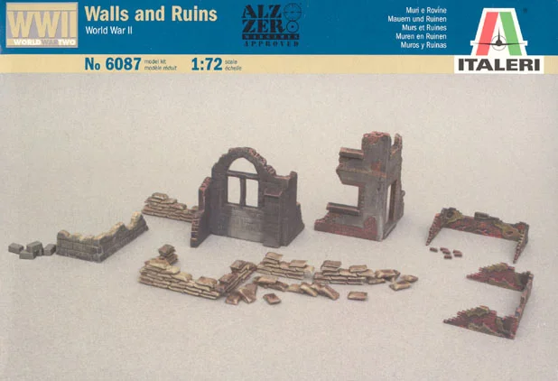 ITALERI 1/72 Walls and ruins