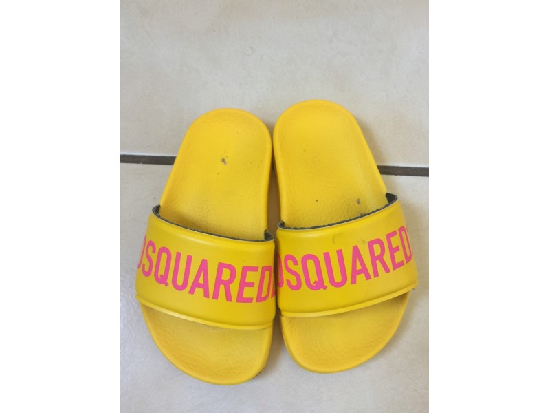 DSQUARED2 dečije papuče 25 / 26 ORIGINAL , KAO NOVE