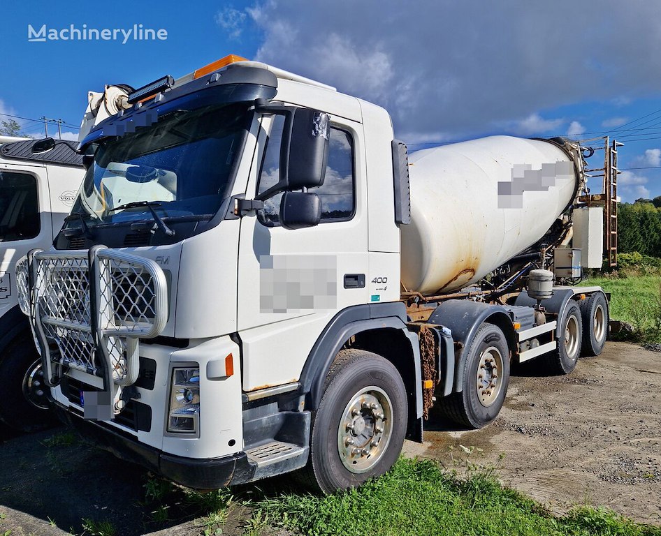 Volvo FM400 *8x4 *SARAKA 9m3 *HYDRAULIC ARM 9m *MANUAL kamion s mešalicom za beton