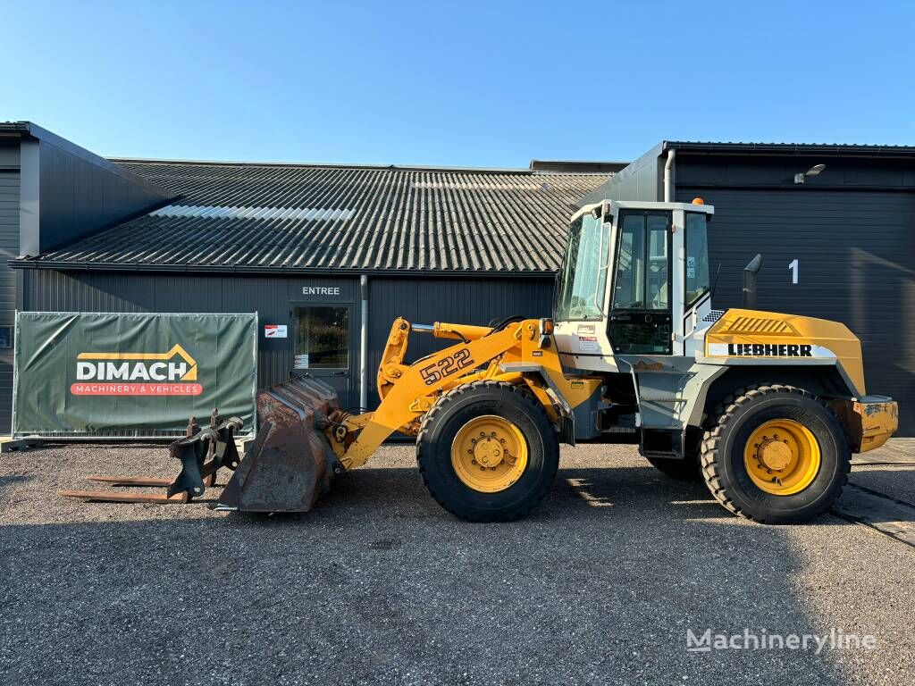 Liebherr L 522 bucket and forks! NL machine prednji utovarivač