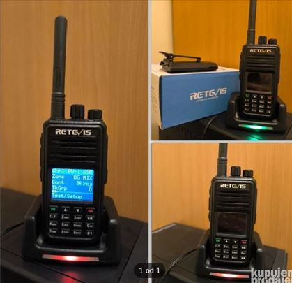 Retevis RT3 DMR UHF digitalno analogna stanica