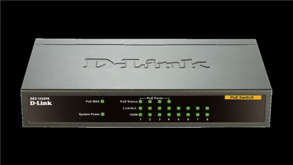 D-Link switch neupravljivi, DES-1008PA