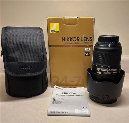 Nikon NIKKOR AF-S 24-70mm F/2.8E ED VR Lens