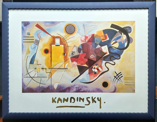 Kandinsky Yellow Red Blue poster u ramu