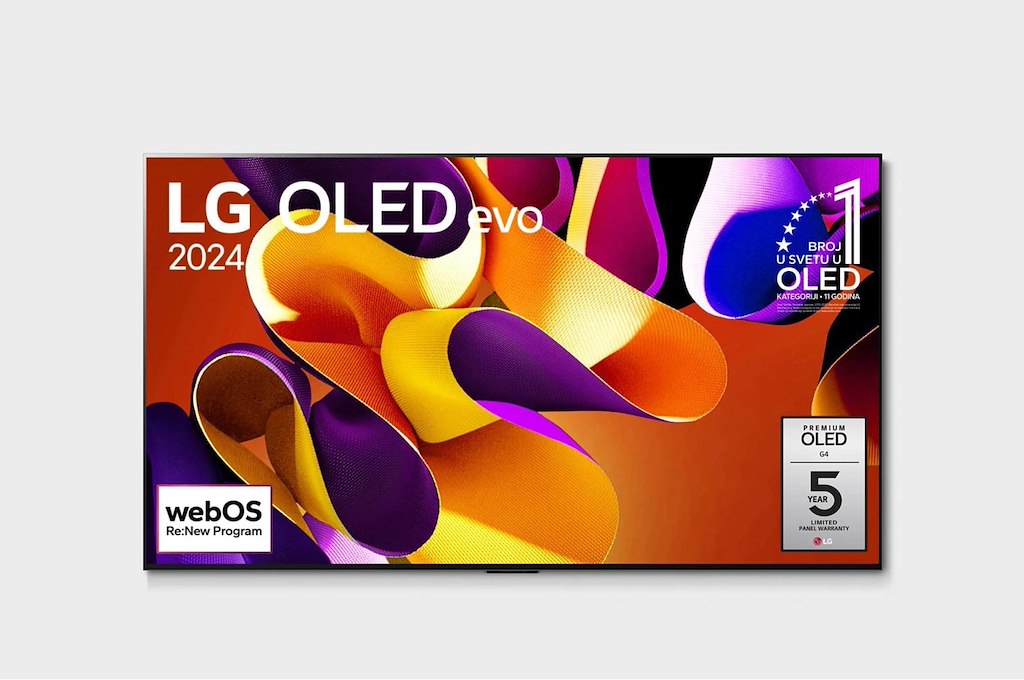 LG OLED65G42LW Smart OLED evo TV 65" 4K Ultra HD DVB-T2