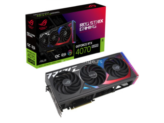 SVGA Asus RTX4070 SUPER 12GB GDDR6, ROG-STRIX-RTX4070S-O12G-GAMING