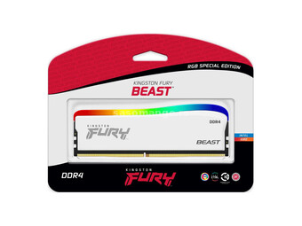 Memorija KINGSTON 16GBDIMMDDR43600MHzC18FURY Beast White RGB SE' ( 'KF436C18BWA16' )