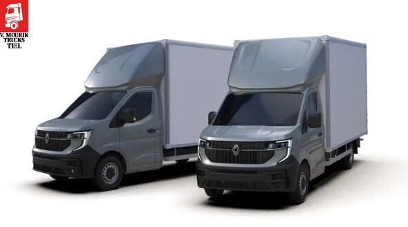 Novi Renault MASTER NEW MODEL 150.35 FWD EURO 6 EL - LAADBAK & LAADKLEP kamion furgon < 3.5t