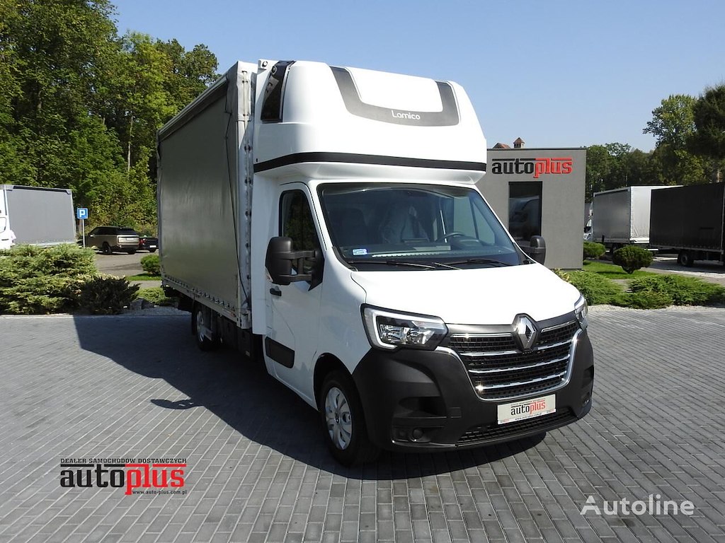 Renault MASTER PLANDEKA WINDA 9 PALET WEBASTO TEMPOMAT KLIMATYZACJA LEDY kamion s ceradom < 3.5t