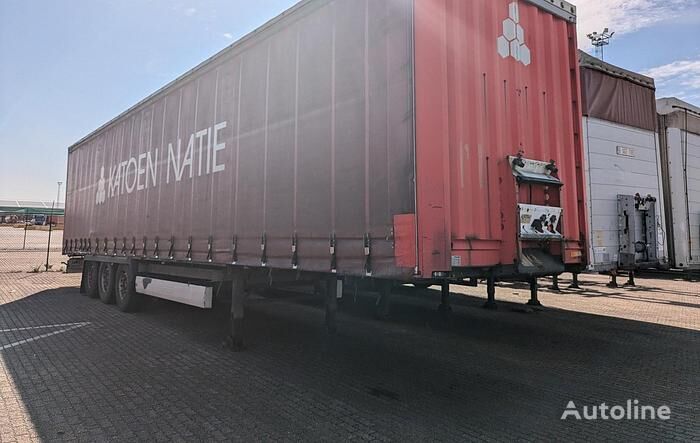 Krone SD 27 curtainsider | Saf disc | good tires. poluprikolica sa kliznom ceradom