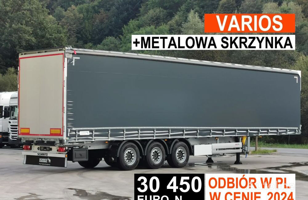 Nova Schmitz Cargobull VARIOS poluprikolica sa kliznom ceradom