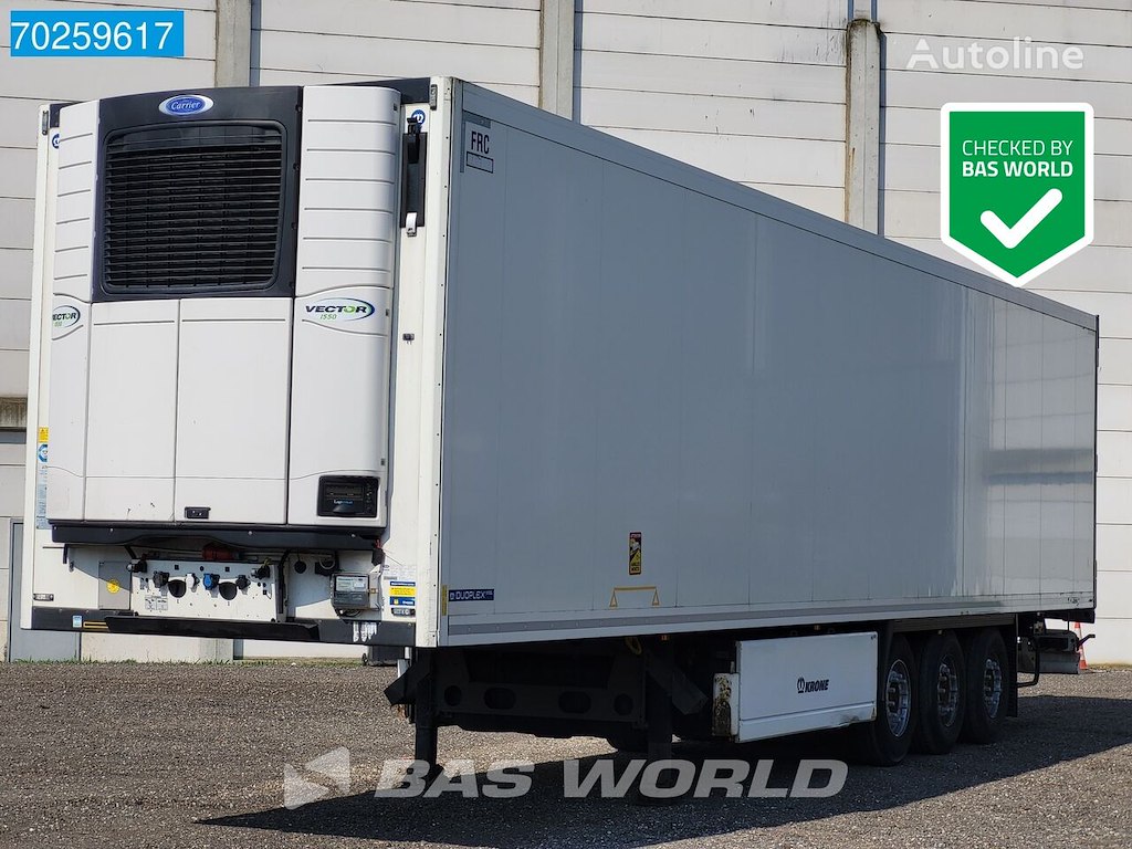 Krone Carrier Vector 1550 TUV 06/25 2xLiftachse Doppelstock Palettenka poluprikolica hladnjača