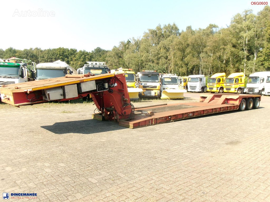 Grafton 3-axle lowbed trailer 70 t // extendable poluprikolica sa niskom platformom