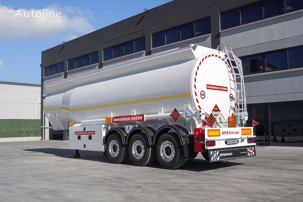 Nova EFEMMAK E.FAST.GN.38.5 ADR Aluminum Fuel Trailer cisterna za goriva i maziva