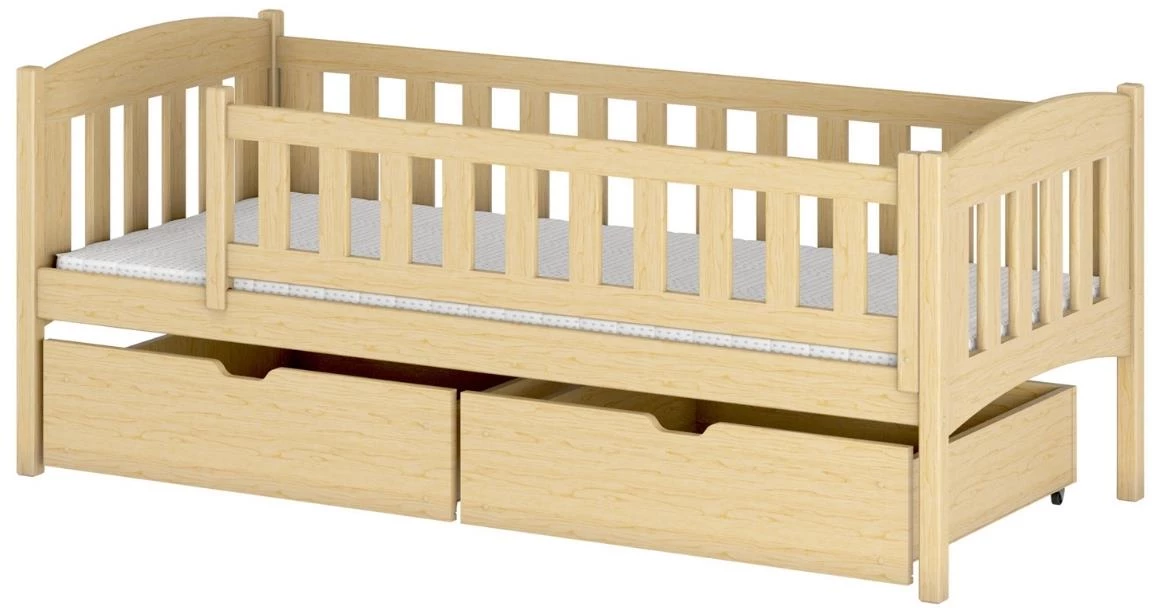 Gucio krevet sa fiokama 87x168x75 cm natur