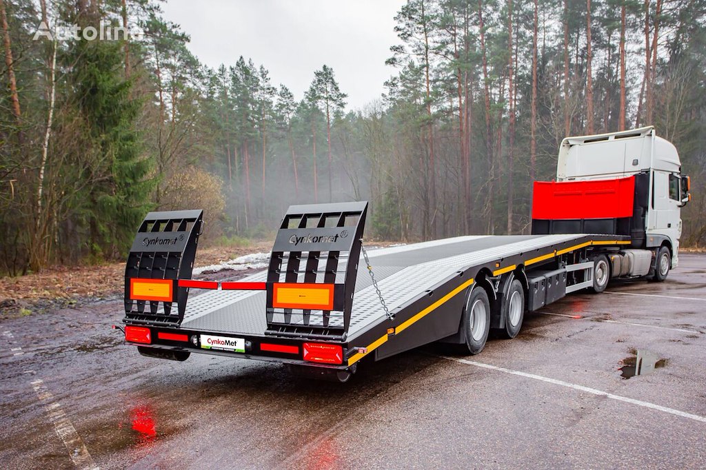 Nova CynkoMet Semi-trailer / Semi-remorque / Naczepa platformowa SL-28M prikolica platforma