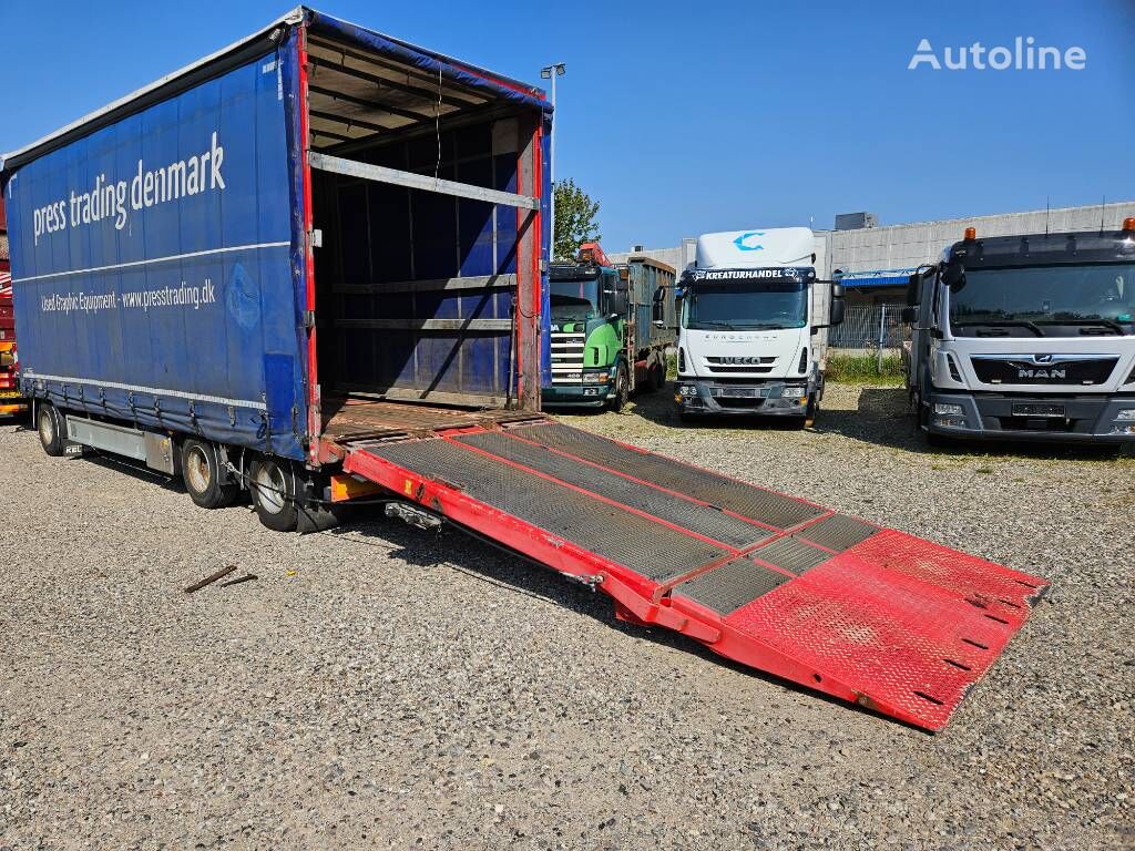 Kel-Berg 3 axle machinetrailer // long ramp // prikolica autotransportera