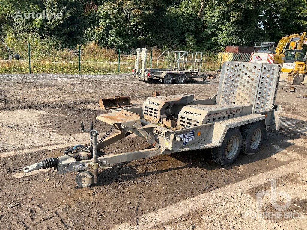 Prodaje se Digadoc IFOR WILLIAMS GH94BT 2140 kg 2.8 m T/A Digadoc prikolicu za građevinske strojeve na aukciji