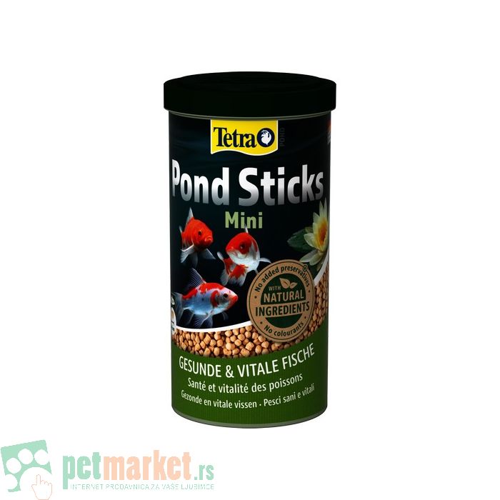 Tetra: Hrana za manje baštenske ribice Pond Sticks Mini, 1 l