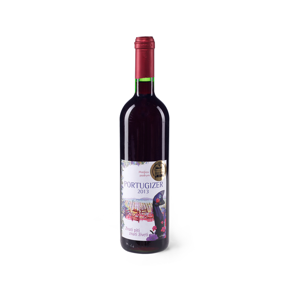 Vino crv.Portugizer Mackov podrum 0.75l