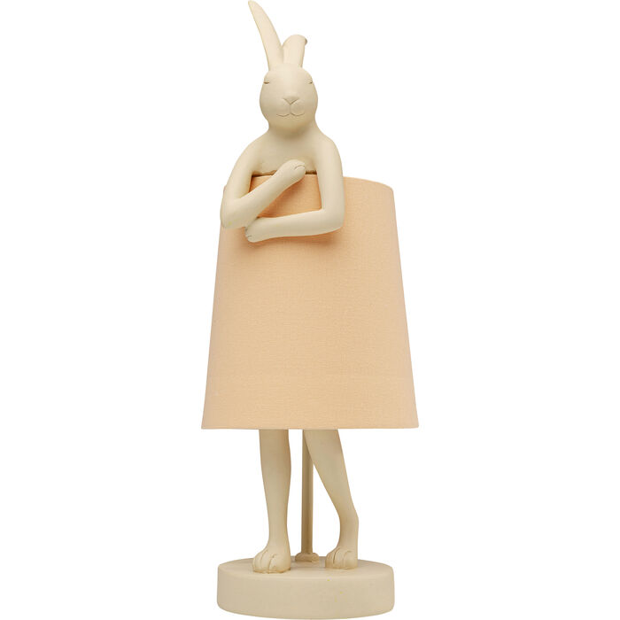 Table Lamp Animal Rabbit Peach 50cm