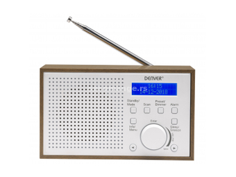 Denver DAB-46 beli radio aparat sa satom