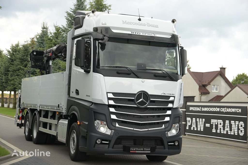 Mercedes-Benz ACTROS 2545 STAN JAK NOWY kamion s ravnom platformom