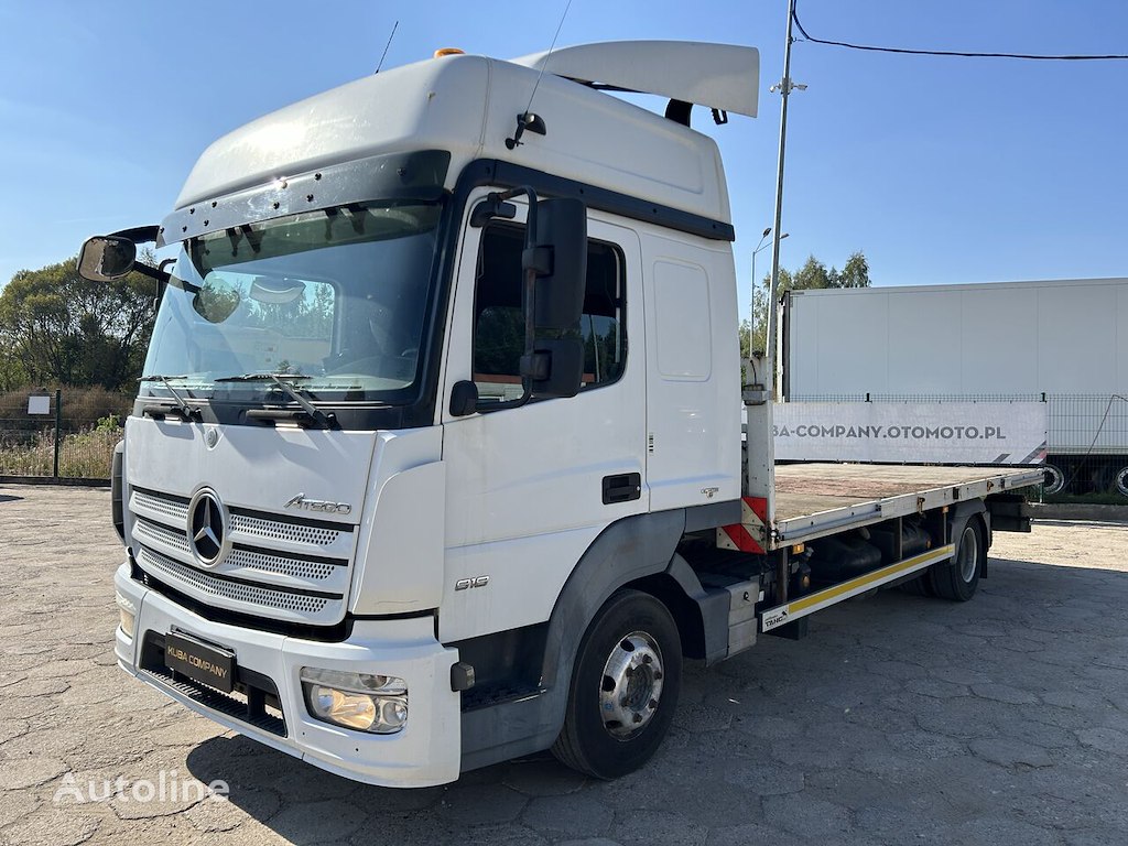 Mercedes-Benz ATEGO 818 EURO 6 / AUTOMAT / PLATFORMA DŁ. 6.15 M / SYPIALNA kamion s ravnom platformom