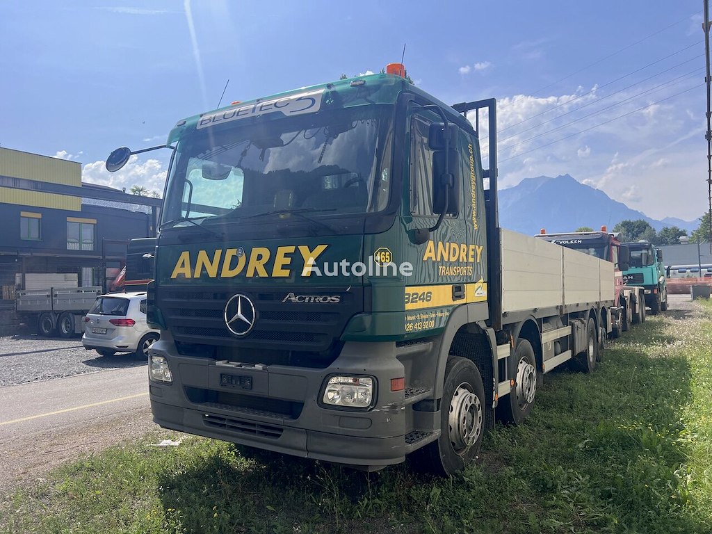 Mercedes-Benz ACTROS 3246 - RETARDER - 8x2 - KIHHYDRAULIK kamion s ravnom platformom