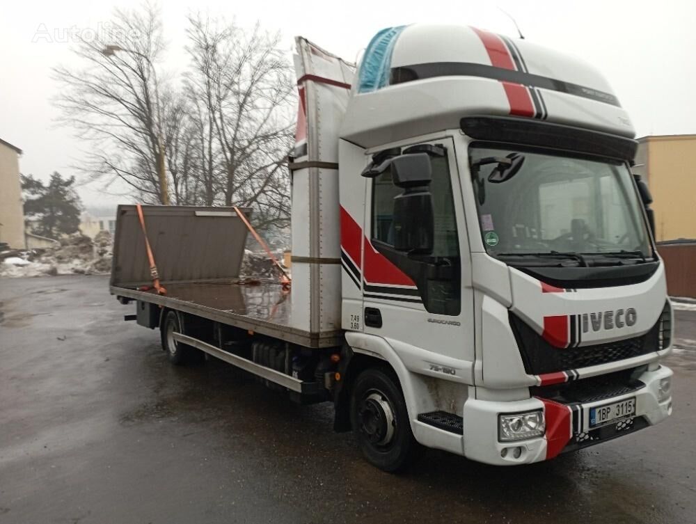 IVECO 75-190 kamion s ravnom platformom