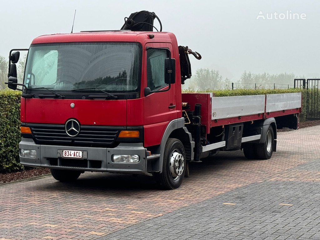 Mercedes-Benz Atego 1217 HIAB 071 AW PTO kamion s ravnom platformom