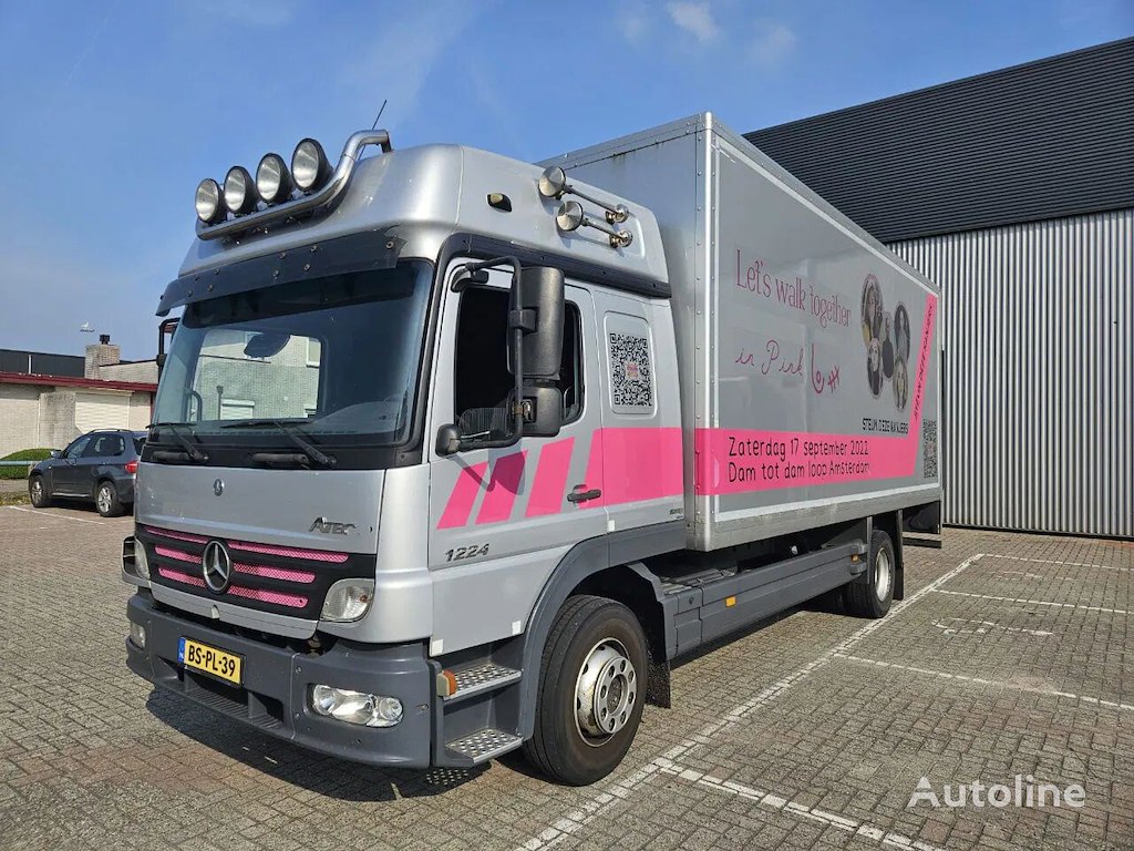 Mercedes-Benz Atego 1224 Manual Full Steel Closed Box Airco NL Sleep Cabin kamion furgon