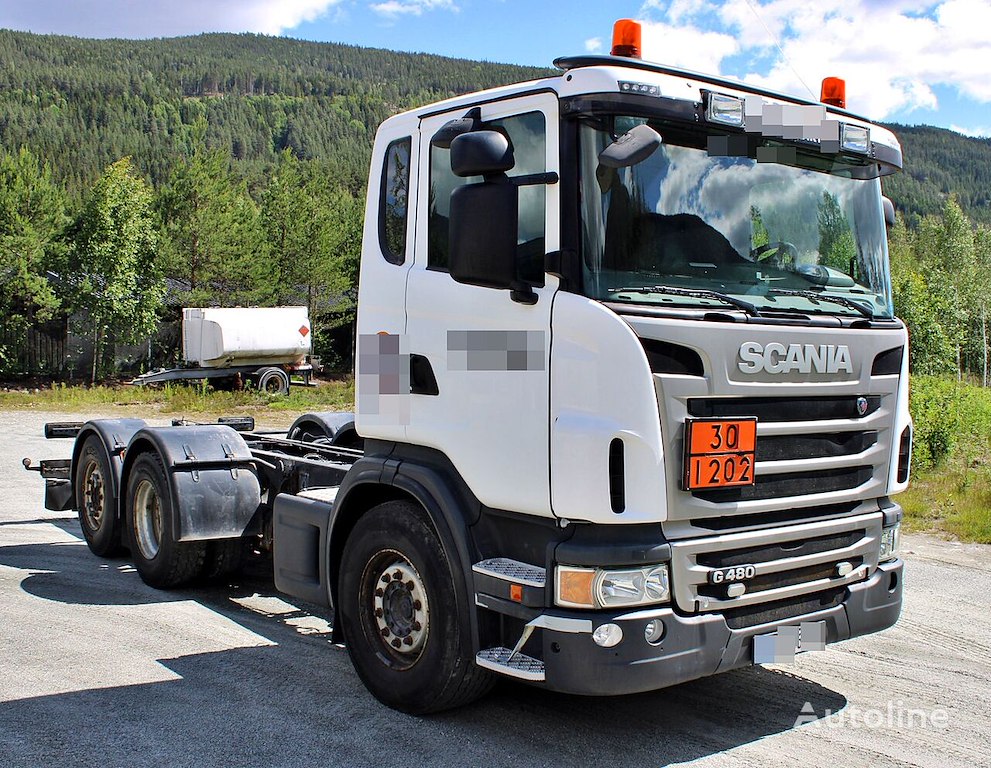 Scania G480 *6x2 *ADR *CHASSIS *WB - 3.5m * kamion šasija