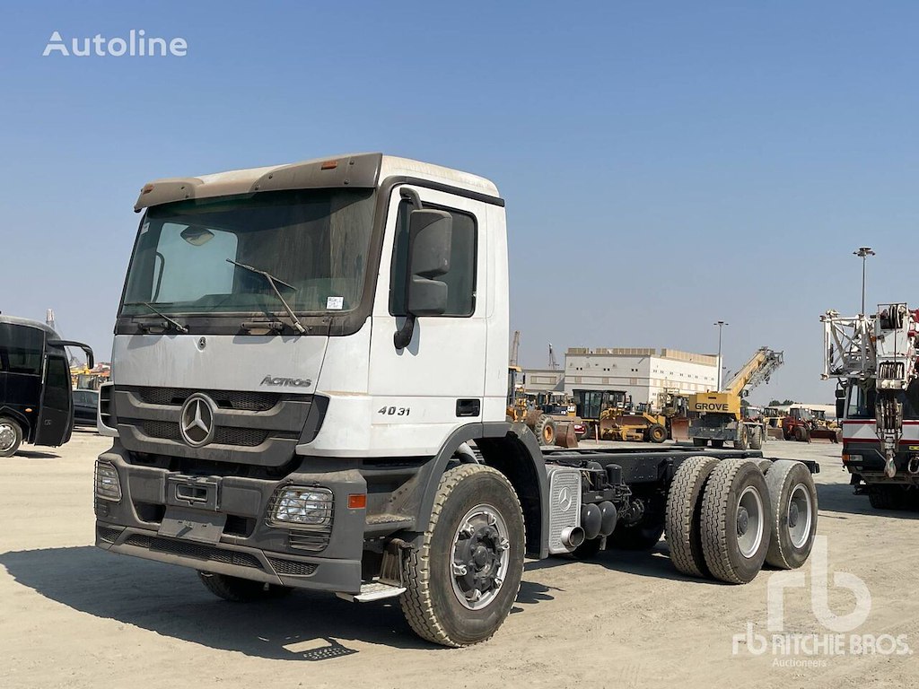 Prodaje se Mercedes-Benz ACTROS 4031 6x4 kamion šasija na aukciji