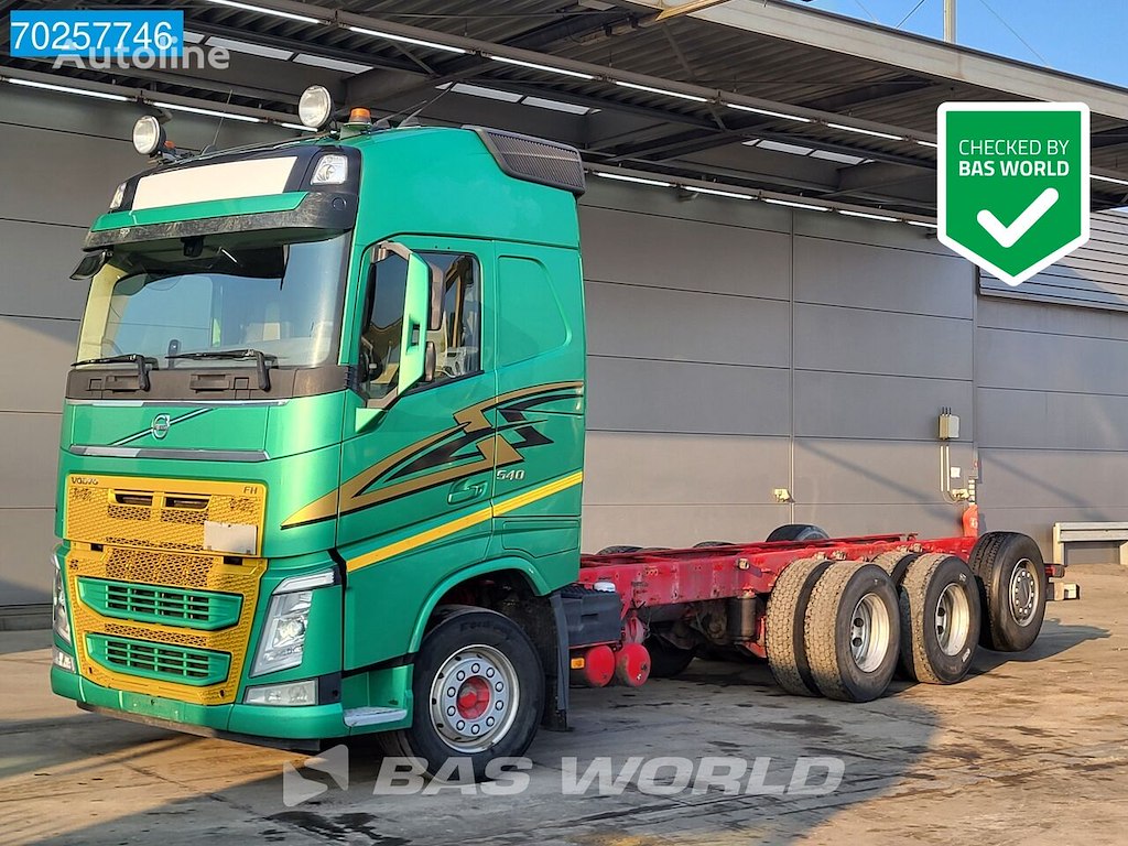 Volvo FH 540 8X4 ACC VEB+ chassis Lift-Lenkasche Euro 5 kamion šasija