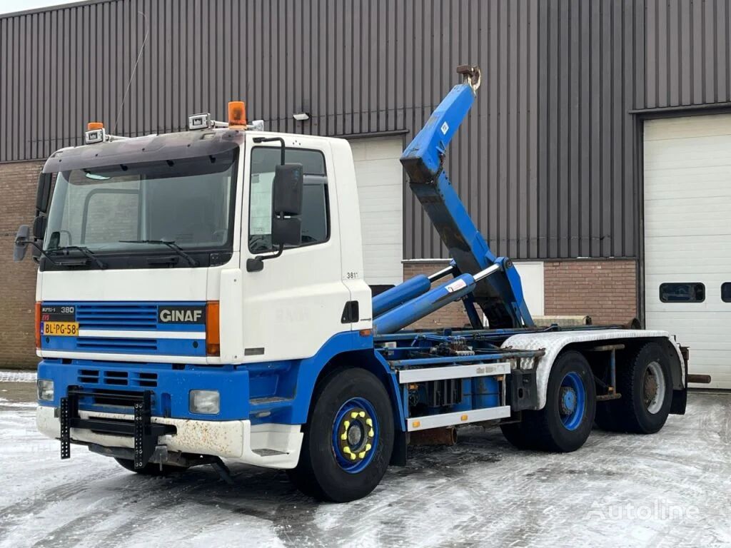 GINAF M 3232 S DAF CF85 - 380 / 6x4 / Manual / Haakarm Hooklift / Euro kamion rol kiper