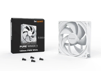 Case Cooler Be quiet Pure Wings 3 120mm PWM BL110 White