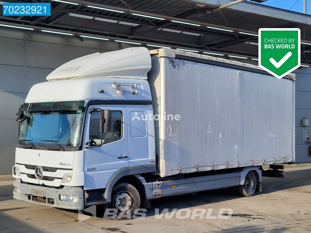 Mercedes-Benz Atego 822 4X2 Manual 2xTanks Euro 4 kamion sa klizna zavesa cerada