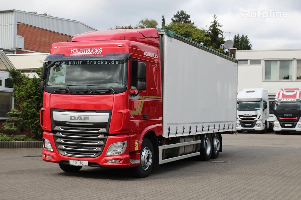 DAF XF 460 SC kamion sa klizna zavesa cerada