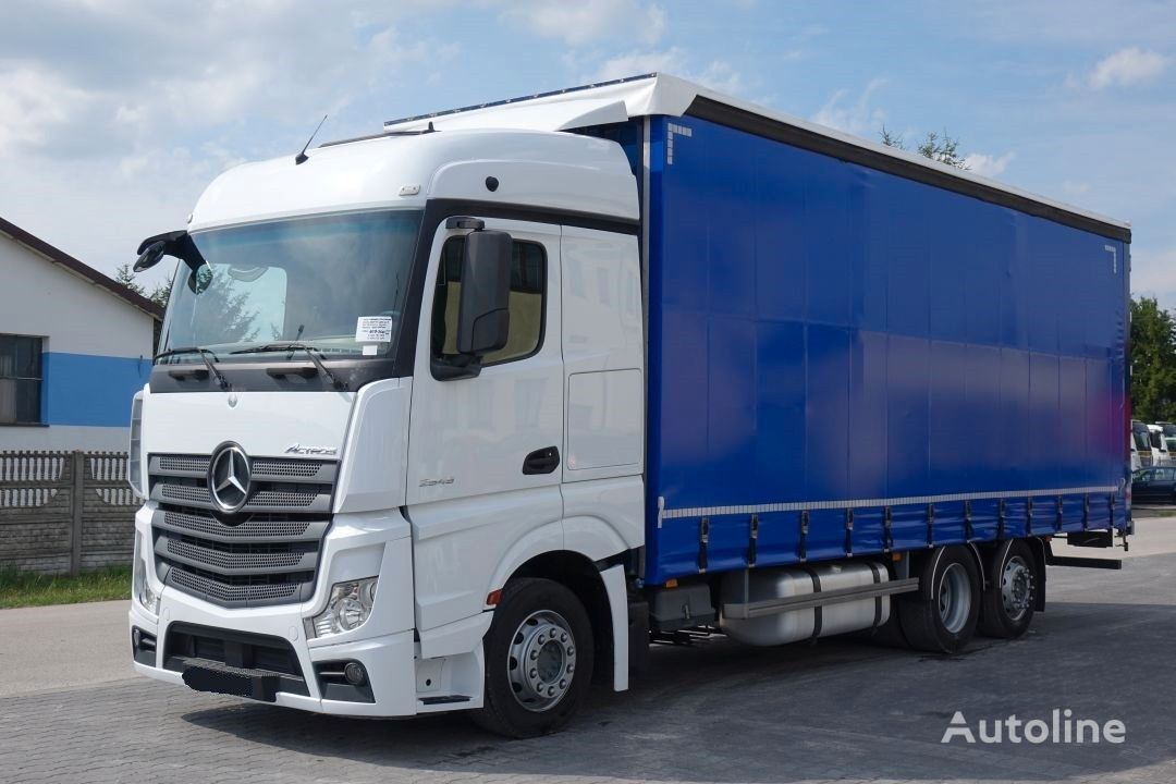 Mercedes-Benz ACTROS 2545 / FIRANKA / MEGA / AUTOMAT / EURO 6 kamion sa klizna zavesa cerada