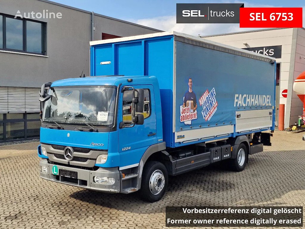 Mercedes-Benz Atego 1224 Ladebordwand kamion sa klizna zavesa cerada