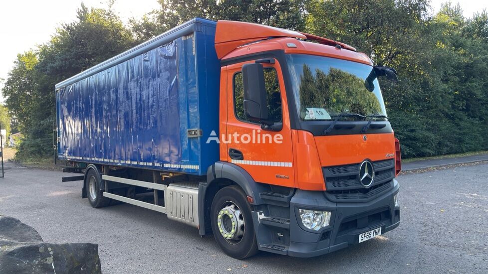 Prodaje se Mercedes-Benz ANTOS 1824 EURO 6 kamion sa kliznom ceradom na aukciji